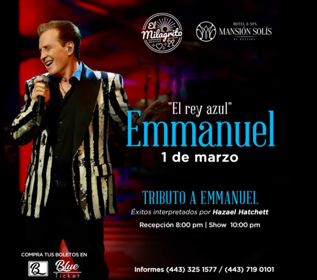 ¡91.5 FM te regala un pase doble para asistir al tributo de Emmanuel el ...
