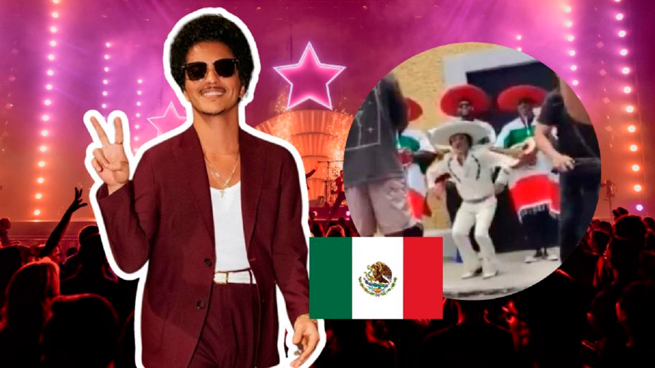 Bruno Mars es captado vestido como mariachi en las calles de la CDMX y ...